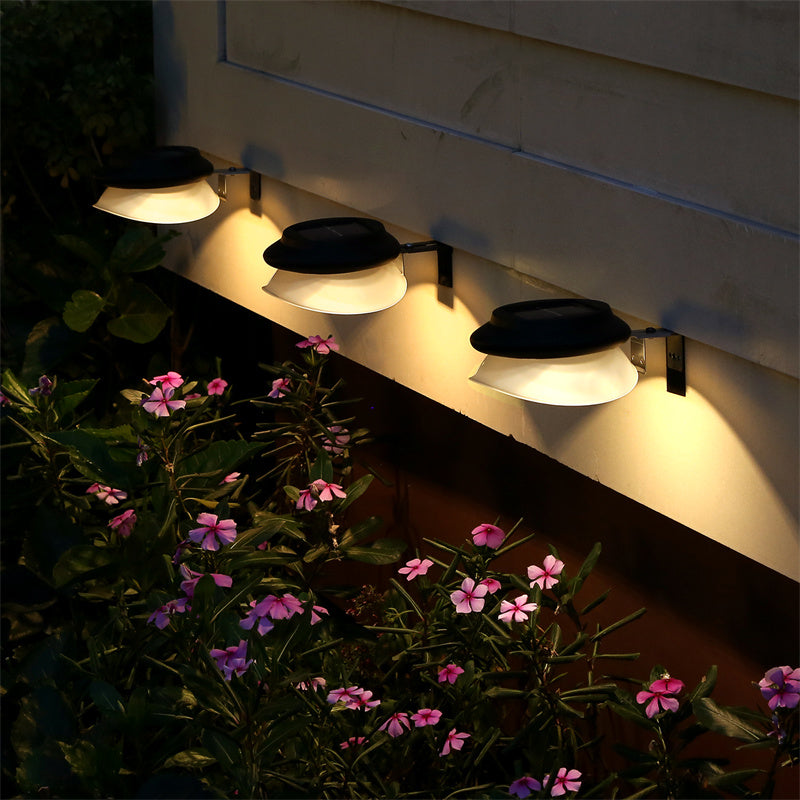 EcoGlow Solar Fence Light Waterproof Decorative LED Outdoor Wall Light ...